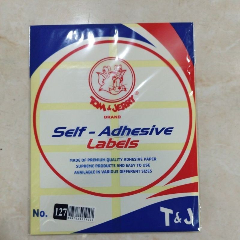 Tom & Jerry Label No. 127(35*70mm) | Shopee Philippines