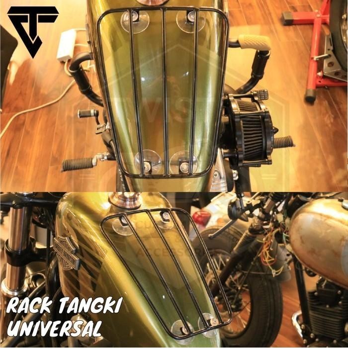 Back RACK Motorcycle Tank RACK W175 ROYAL ENFIELD TRIUMPH BENELLI ...
