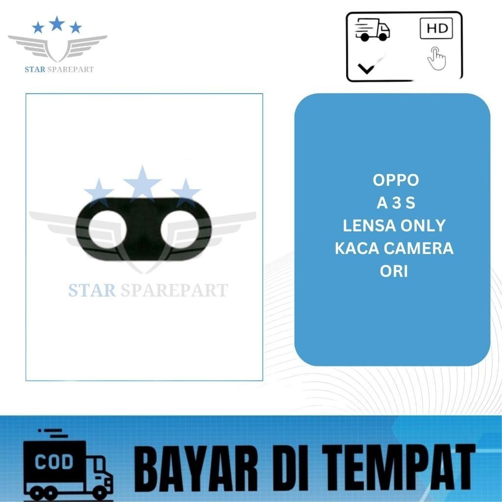 Oppo A3S ORI CAMERA Glass (Lens ONLY) | Shopee Philippines