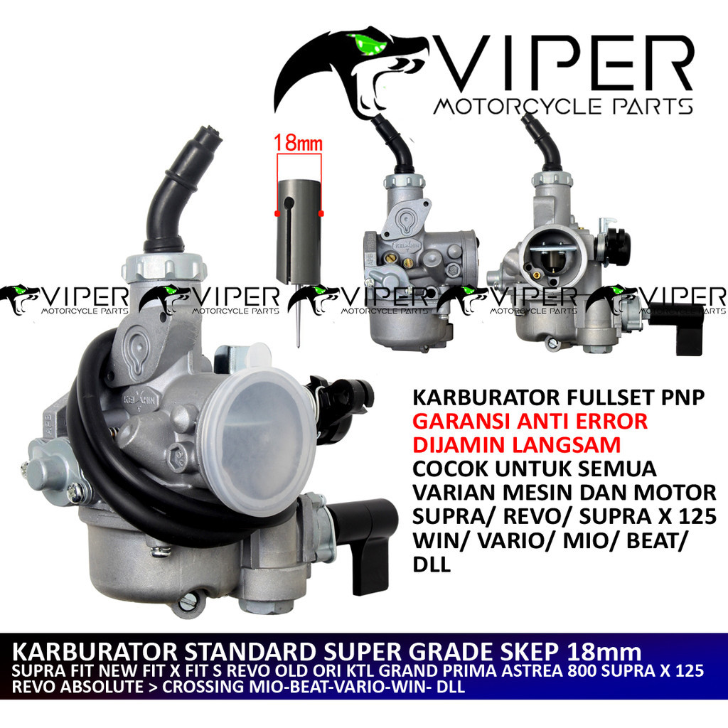 Carburetor Standard SUPER GRADE Carburetor SUPRA FIT NEW FIT X S REVO ...