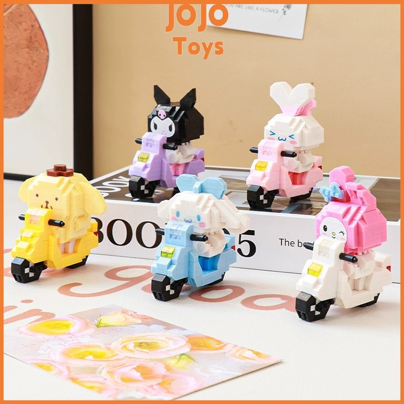 Jojo Toys Mini Bricks Scooter Series Cinnamoroll Building Block 3D ...