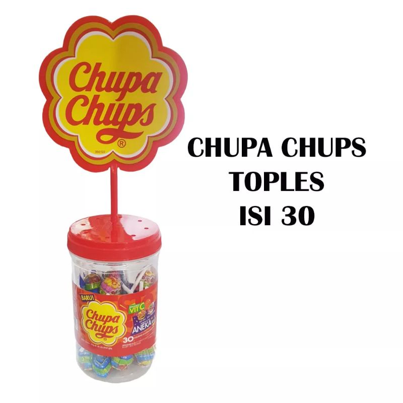 Ss - 30 Pcs 1 Jar of Chupa Chups / Chupa Chups Lollipops | Shopee ...
