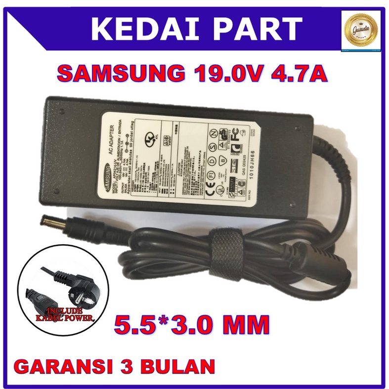 Samsung Laptop Charger Adapter P40 P50 P55 P60 V20 V25 V30 - 19V 4.74A ...