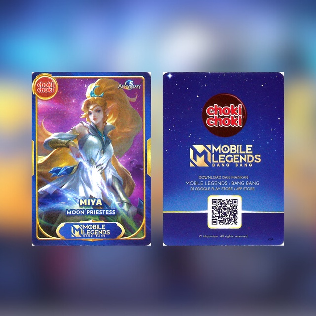 Mobile Legends Choki Choki Miya Moon Priest Card | Shopee Philippines