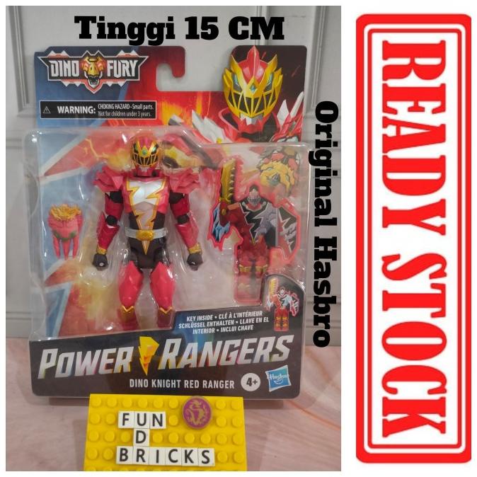 Power Rangers Dino Fury Dino Knight Red Ranger Hasbro Figure | Shopee ...