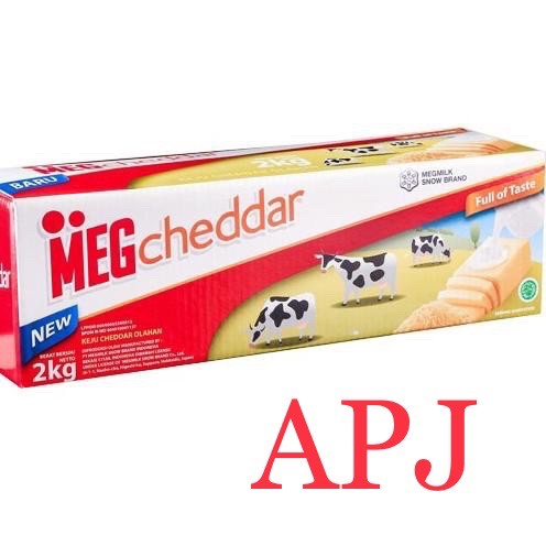 MERAH Latest Meg Cheddar Red Cheese 2Kg | Shopee Philippines