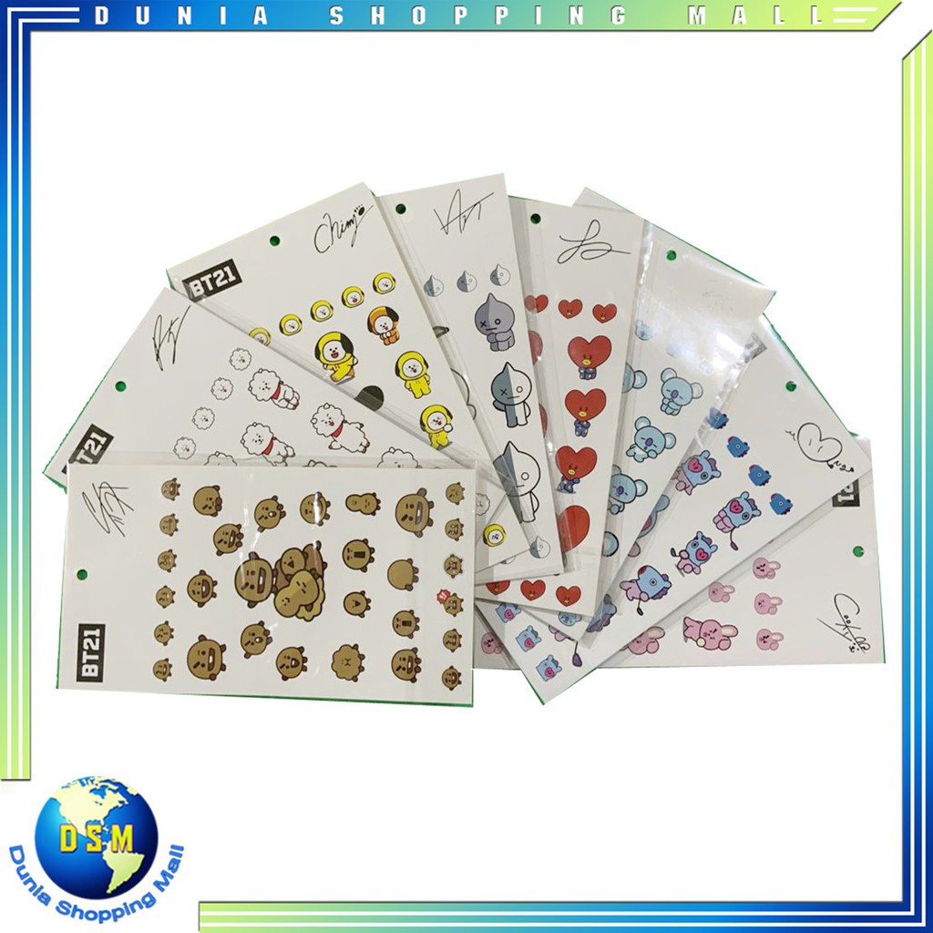 DSM CARTOON MOTIF RAISED CHARACTER STICKERS CUTE 3D CARTOON MOTIF ...