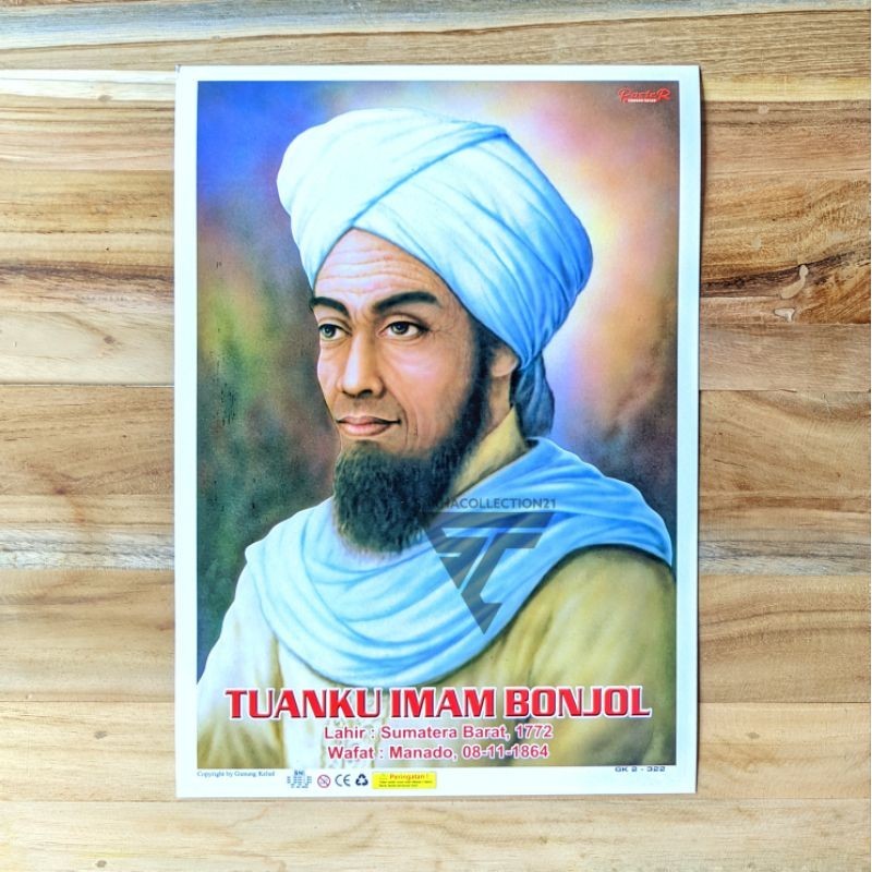 Poster Image of Tuanku Imam Bonjol Heroes / Indonesian National Heroes ...