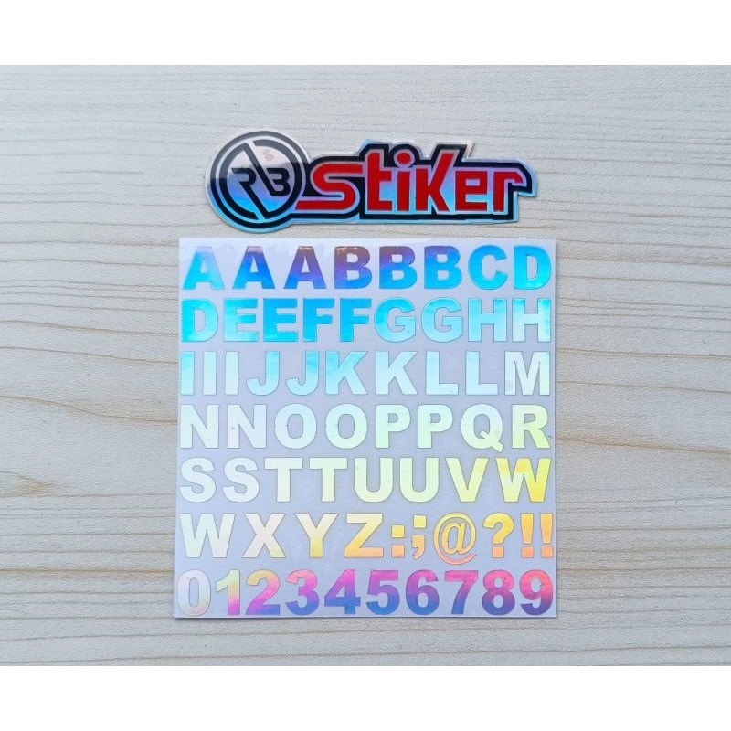 Complete Alphabet Letter cutting Sticker | Shopee Philippines