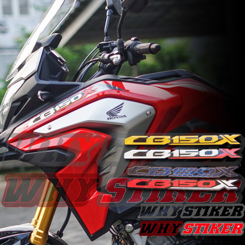Honda CB150x Embossed Emblem Honda CB150X Motorcycle Embossed Sticker ...