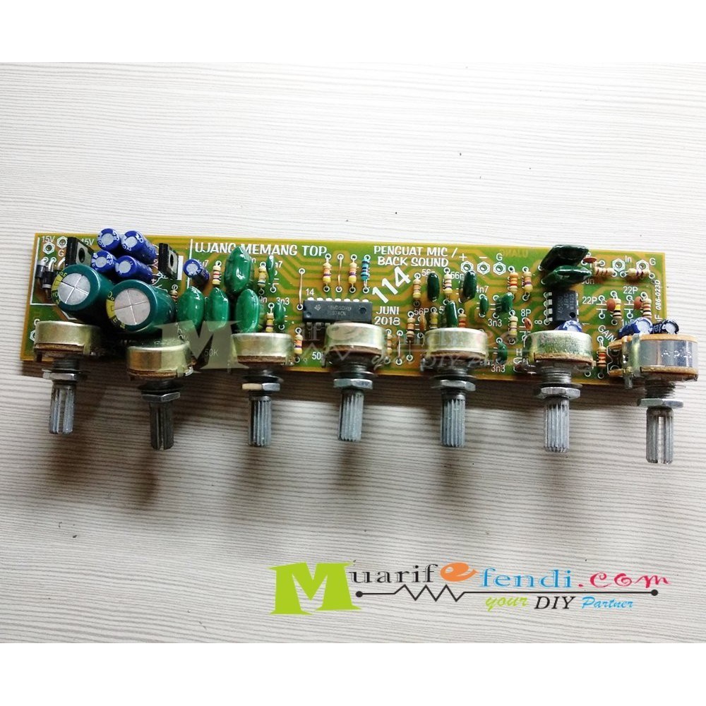 KIT Mixer Tone Control Backsound 084 4558 Gain high middle freq middle ...