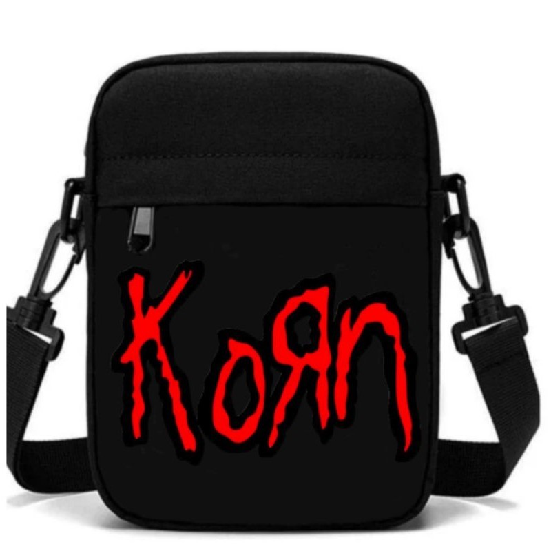 HITAM Korn Black Sling Bag Material 100% Cordura Canvas / Korn Band ...