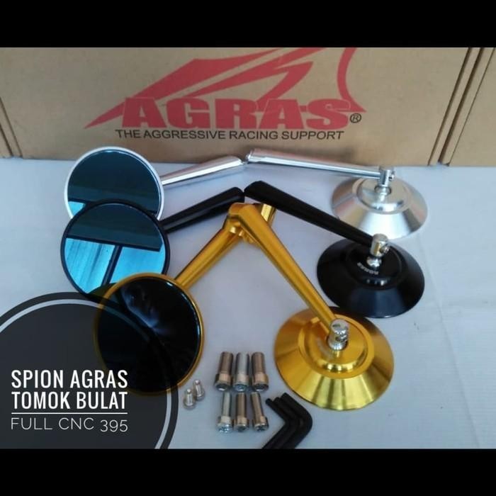 Tomok Round Mirror full cnc retro classic custom cb gl w175 vespa ...