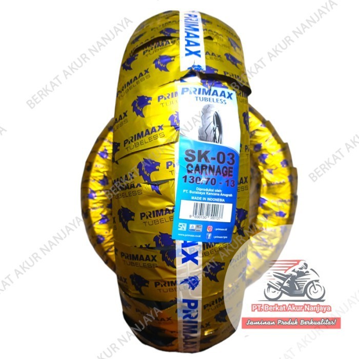 Primax sk03 130 70 13 Tubeless motorbike tires Bonus Pentil sk 03 Nmax ...