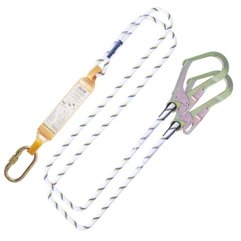 Premium 2m Safety Hook With Absorber Lanyard Safety Double Big Hook For ...