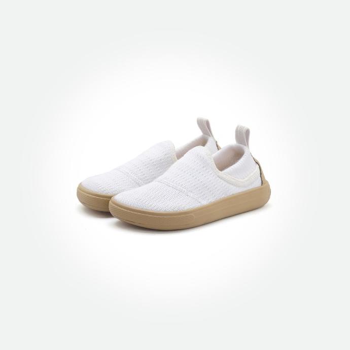 Poro Barefoot Sneakers - White On Beige (PYOPP Children's Shoes ...