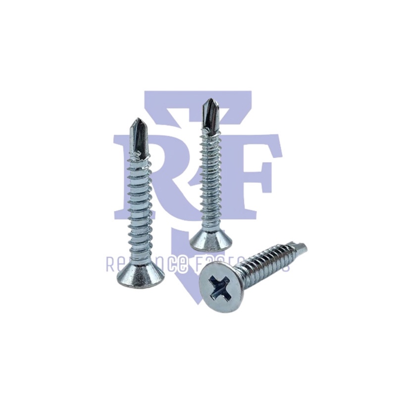 (100pcs) Sds FH 6x16 ROOFING Screws/FLAT HEAD SELF DRILLING SCREW/Mild ...