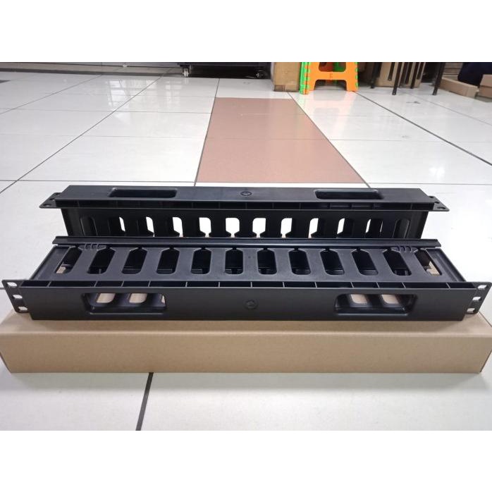 Wire Management Panel / Wiring Cable Management 1U Pvc | Shopee Philippines