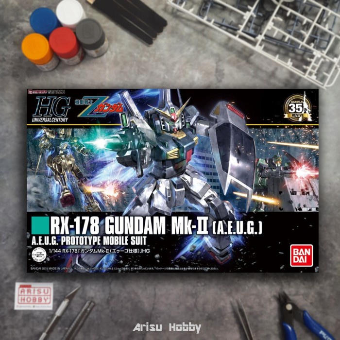 Hg HG HG HUGUC RX-178 Gundam MK-II AG 1/144 MK Mark II AEUG Bandai ...