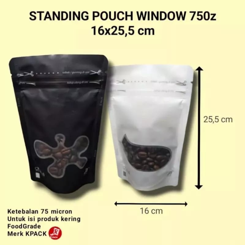 Standing POUCH WINDOW 750 GRAM | Shopee Philippines