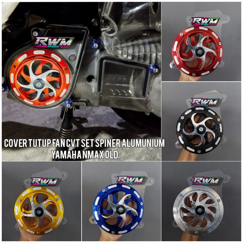 Cover Cvt Fan Cap Cover Set Spinner Swivel Yamaha Nmax Old Cvt Cap Mica ...