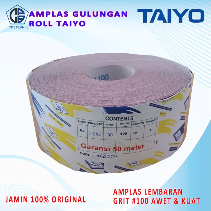 Sandpaper Roll Grit 100 TAIYO Roll Roll Sandpaper Building Meter ...