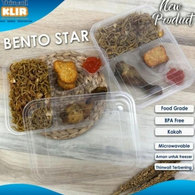 New!!! Klir Bento Star/Klir Bento Star Food Box Contains 25 Sets ...