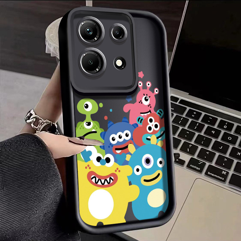 HP Infinix Note 30 Note 30 Pro Case Colored monster Pattern New ...