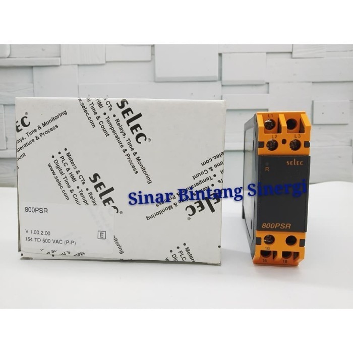 Original Analog Protection Relay / Pfr Din Rail Mounting 3 Wire Selec ...