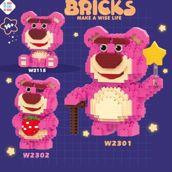 Lotso BLOCK TOYS GIRLS' EDUCATIONAL TOYS DIY 3DPUZZLE BRICK MINI VERY ...
