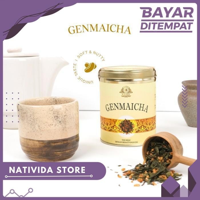 HIJAU Genmaicha JAPANESE GREEN TEA+BROWN RICE (JAPANESE RICE GREEN TEA ...