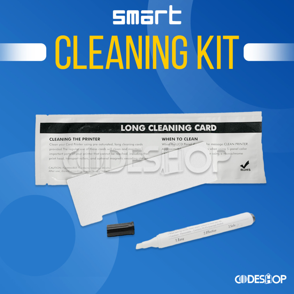 Cleaning Kit Original Smart 31s Smart 51s ID Card Printer | Shopee ...