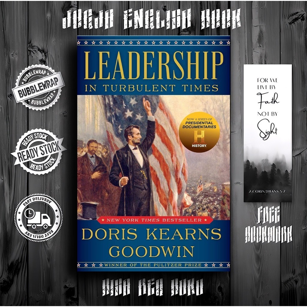 Leadership: In Turbulent Times by Doris Kearns Goodwin (English) | Shopee Philippines