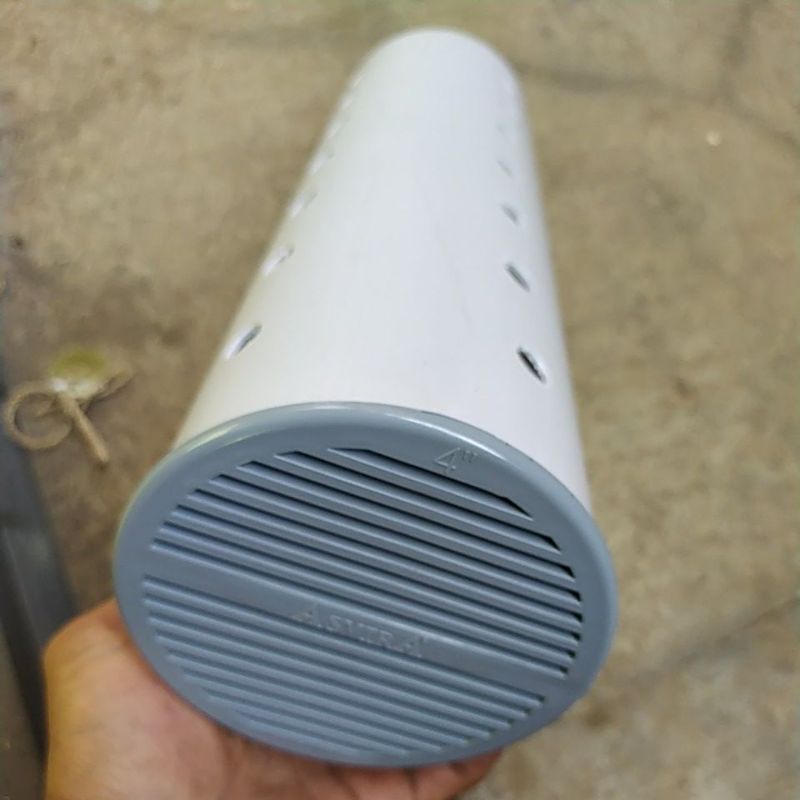 4 inch pvc biopore pipe 50cm long plus asvira cap | Shopee Philippines