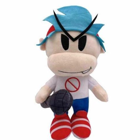 25cm Friday Night Funkin Doll FNF Boyfriend Doll Model 1 ZEC | Shopee ...