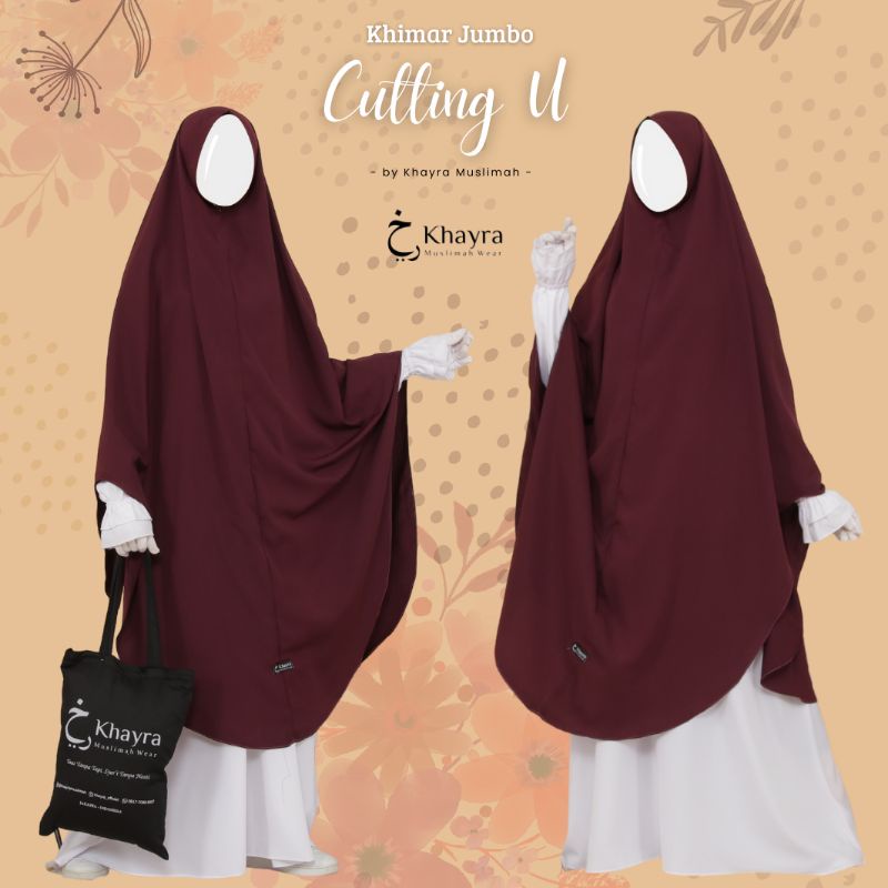Khimar Basic Cutting U byA Muslimah | Shopee Philippines