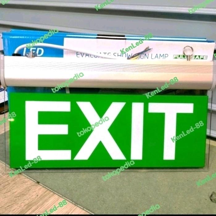 Plain Acrylic EMERGENCY EXIT LED Light/LED 2-sided EMERGENCY EXIT LAMP ...