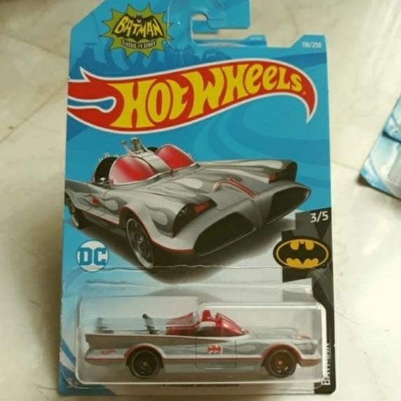 Hotwheels classic tv series batmobile silver | Shopee Philippines