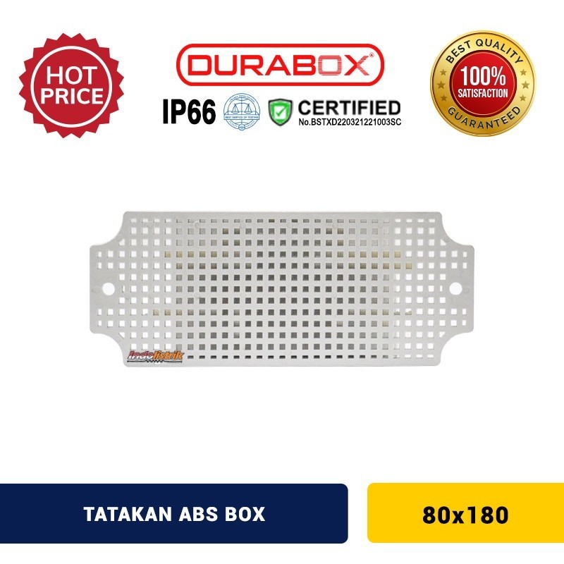ABS Plastic Box Base Plate 80x180 mm Grey | Shopee Philippines