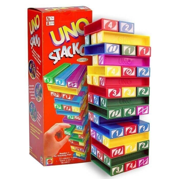 Uno Stacko/Tower Stacko Stacking Block Toys/Uno Stacko K01 Board Games ...