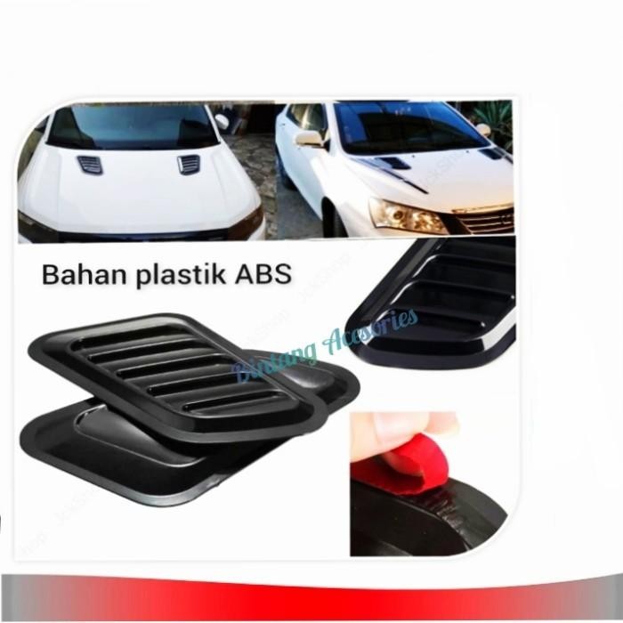 MESIN HITAM Air Scoop Variation Of Car Engine Hood ALL NEW AVANZA VELOZ ...
