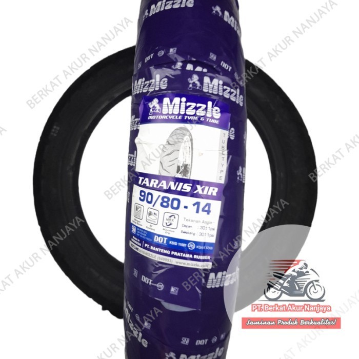 Mizzle Taranis XIR 90/80 Ring 14 Tubetype Tire Matic | Shopee Philippines