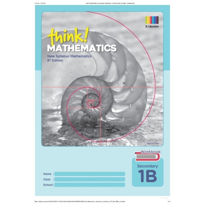 Think! Mathematics / New Syllabus Mathematics 8Th Edition | Shopee ... Think! Mathematics / New Syllabus Mathematics 8Th Edition | Shopee ...