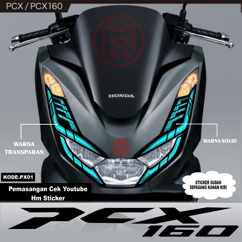 Pcx 160 NEW HEADLIGHT STICKER PX01 | Shopee Philippines