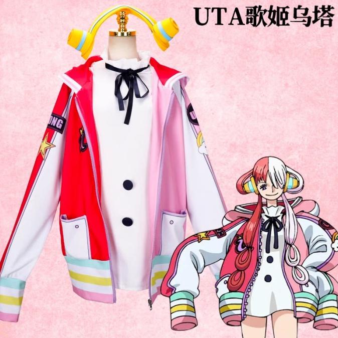 UTA Cosplay Costume One Piece Hoodie Halloween Jacket Anime Costume ...