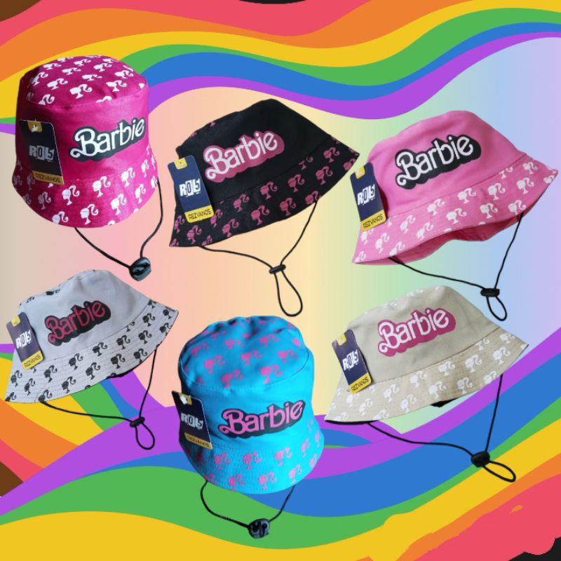 Barbie MOTIF Girl BUCKET/BARBIE FULL Screen Printing BUCKET HAT ...