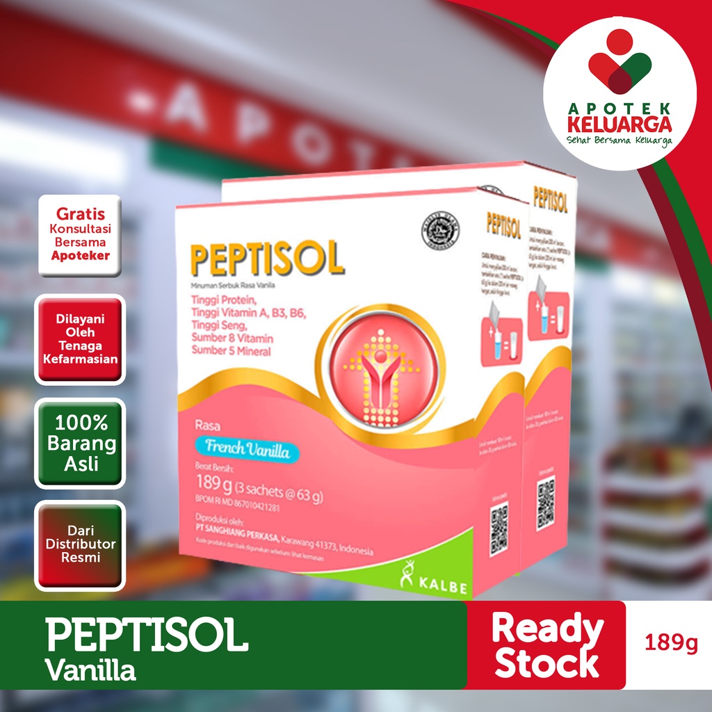 Peptisol French Vanilla Flavor 189g Milkprotein Milknutritionadulta ...