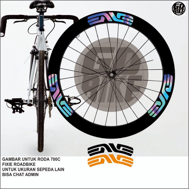 700c bicycle rim stickers ENVE fixie road bike rim stickers | Shopee ...