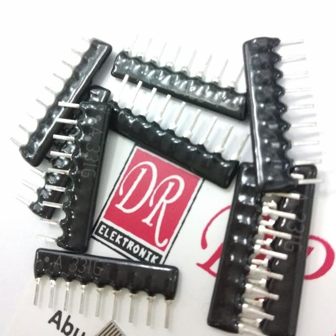 Rpack r array resistor pack r-pack a331g 331 330ohm 330 ohm 9p 9 feet ...