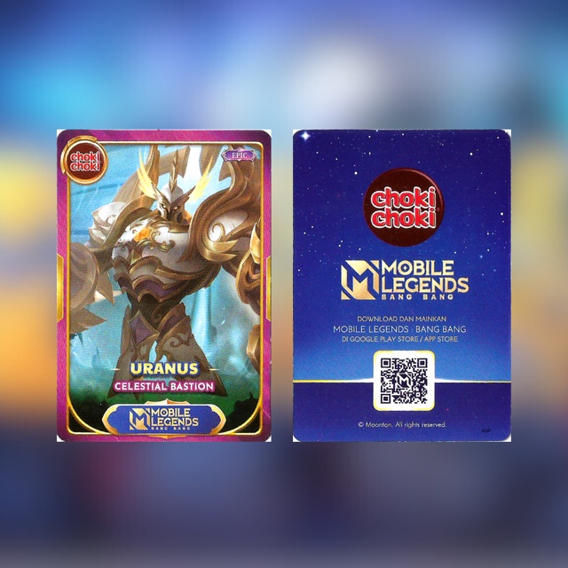 Mobile Legends Choki Choki Uranus Celestial Bastion Card | Shopee Philippines